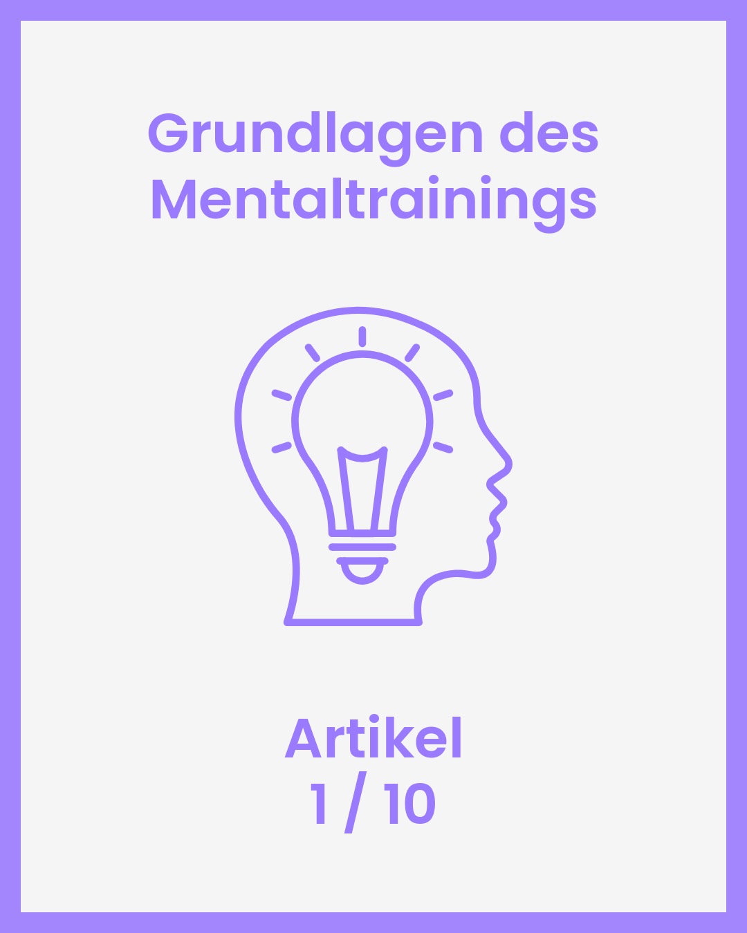 Mentales Training: Der Schlüssel zu mehr Erfolg & Fokus